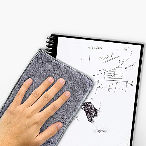 Rocketbook Smart Reusable Notebook Set - Dot-Grid Eco-Friendly Notebook with 2 Pilot Frixion Pens & 2 Microfiber Cloths Included - Midnight Blue Covers, Executive (6" x 8.8β) & Mini Size (3.5" x 5.5")