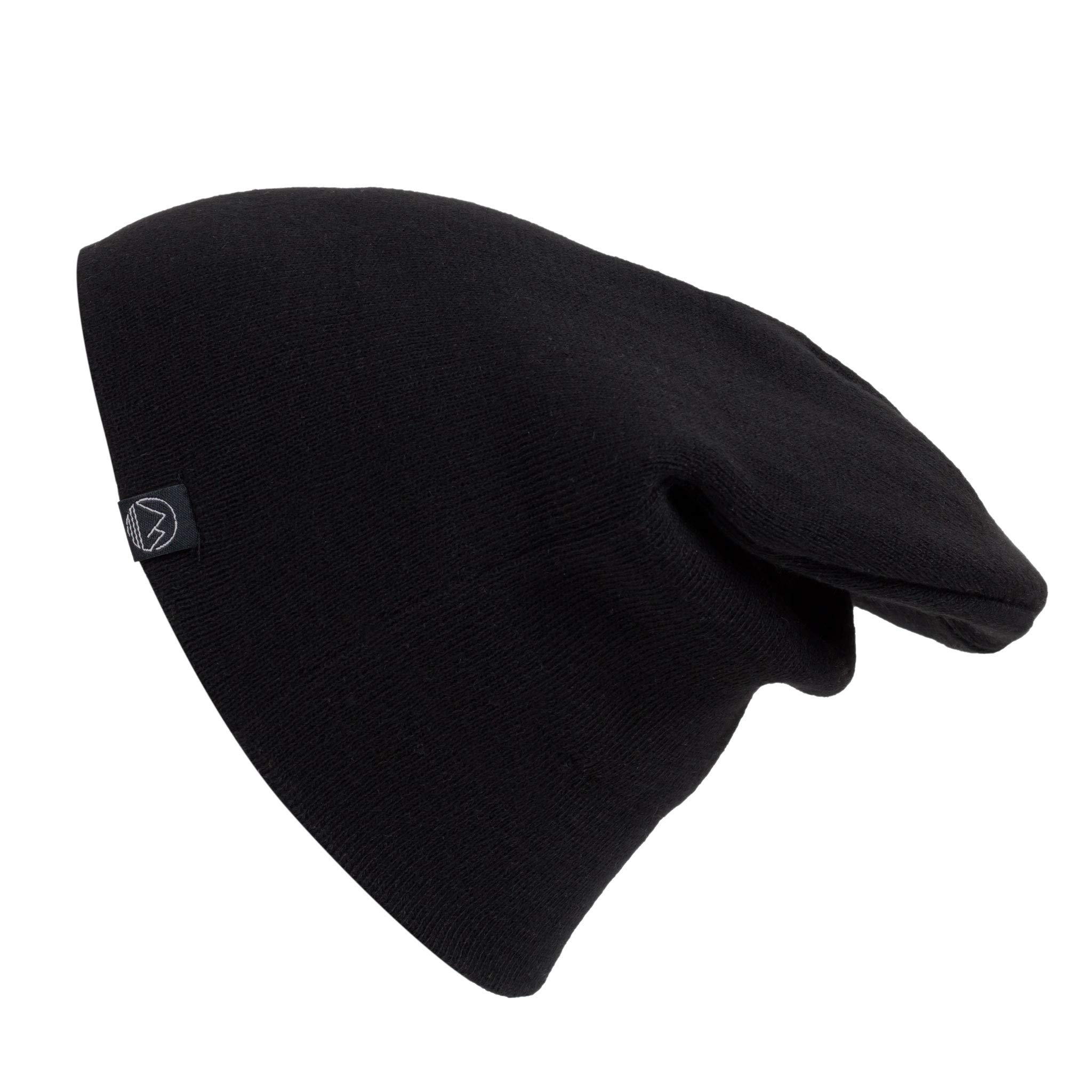 Ecofera Eco-Friendly Knit Beanie Toboggan Hat for Men & Women (Black)