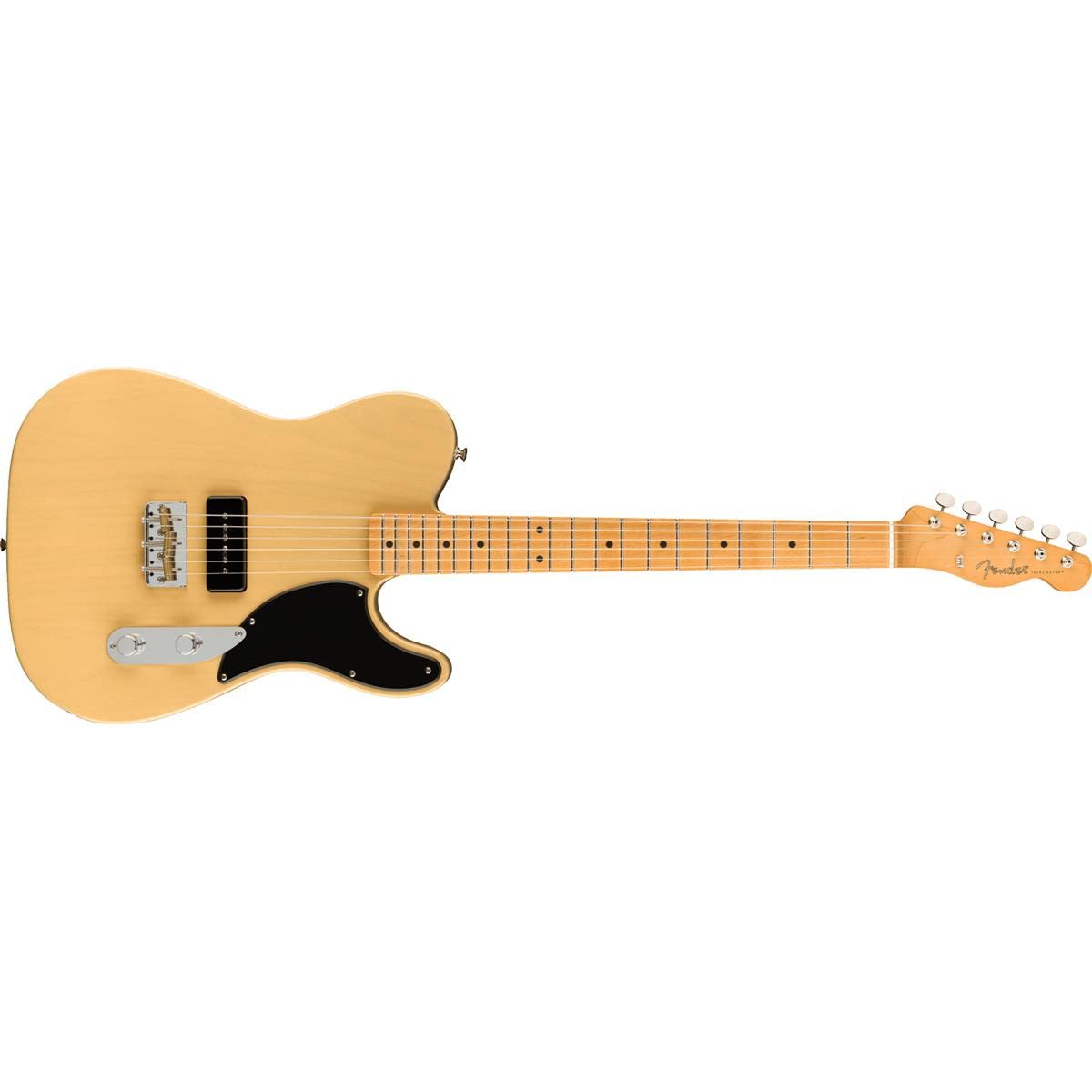 Fender Noventa Telecaster Electric Guitar, with 2-Year Warranty, Vintage Blonde, Maple Fingerboard