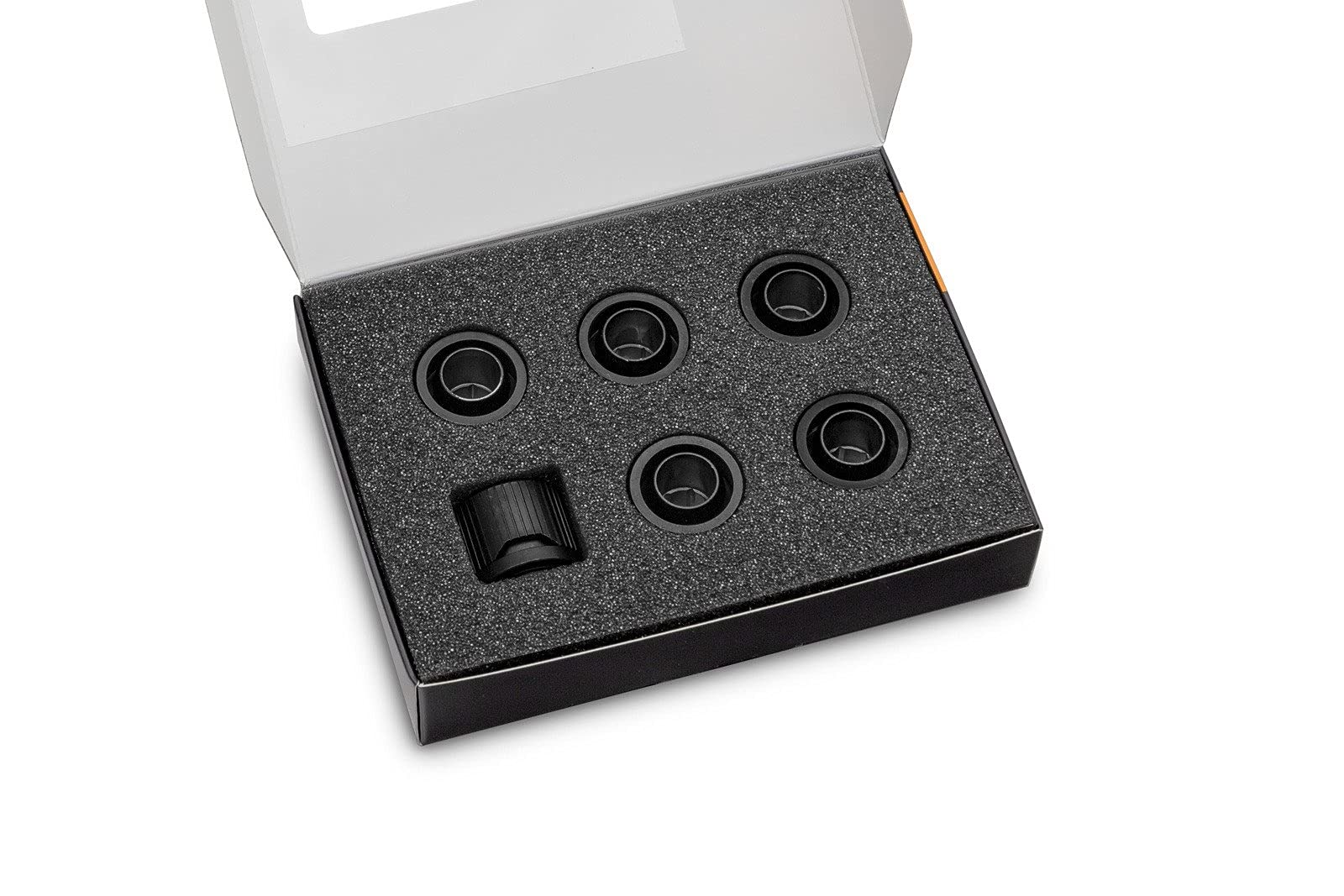 EK Water Blocks Compatible EK-Quantum Torque STC 10/16-6er-Pack, Schwarz