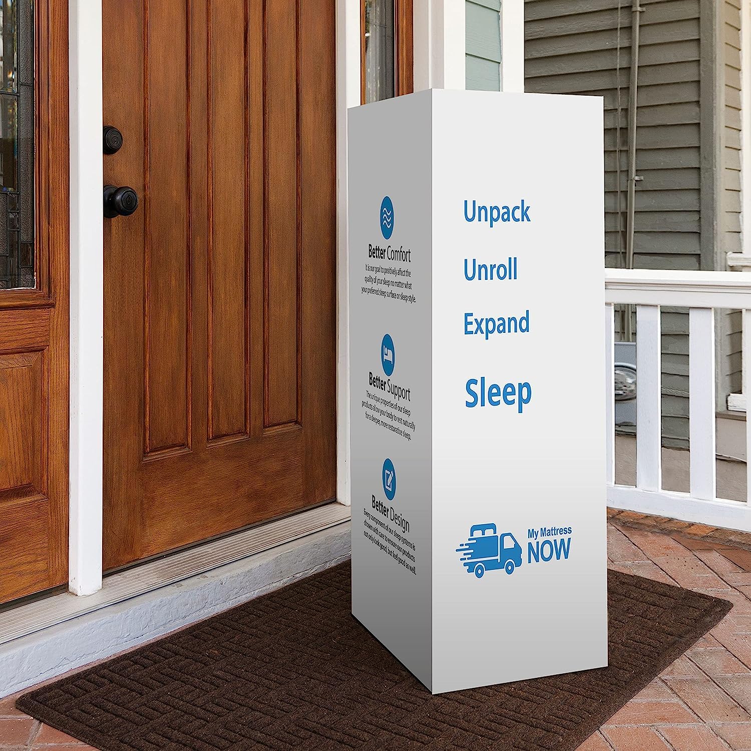 Nautica Home Invigorate 10" Medium-Plush Gel Memory Foam Mattress with Cooling Air Flow and Pressure Relieving Foam Layers, Bed-in-a-Box, Queen White