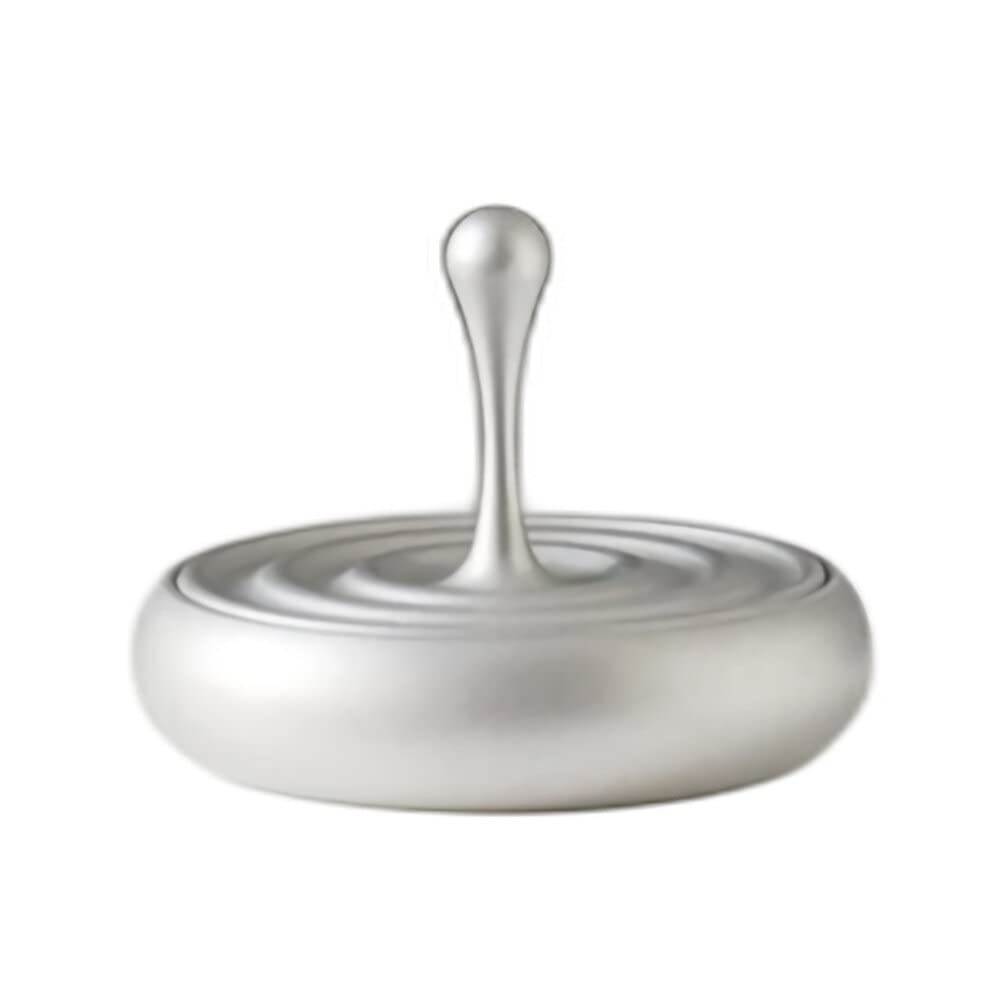 Generic 1pc Water Drop Hand-Twisted Gyro Stainless Steel Sandblasting Version Desktop Spinner Spinning Tops Toys Anti-Stress for Adult #1/0.05