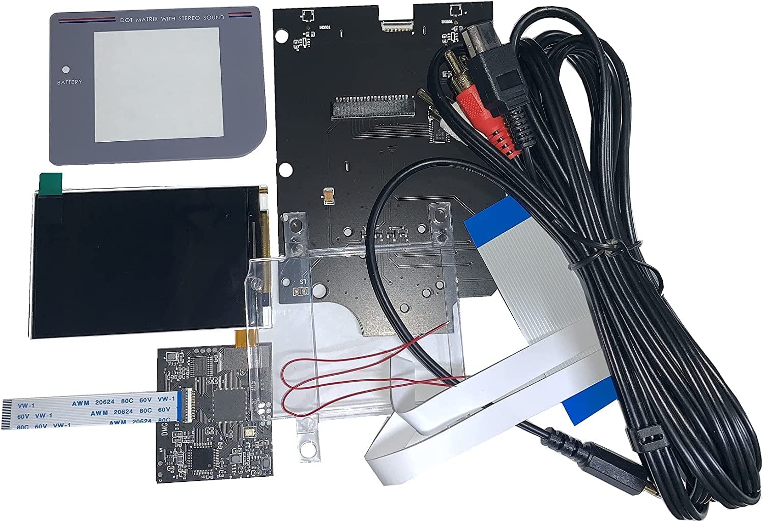Game Boy 432433-8 TV Output Modification Kit, Backlight IPS LCD + TV Output Kit, Japanese Installation Manual