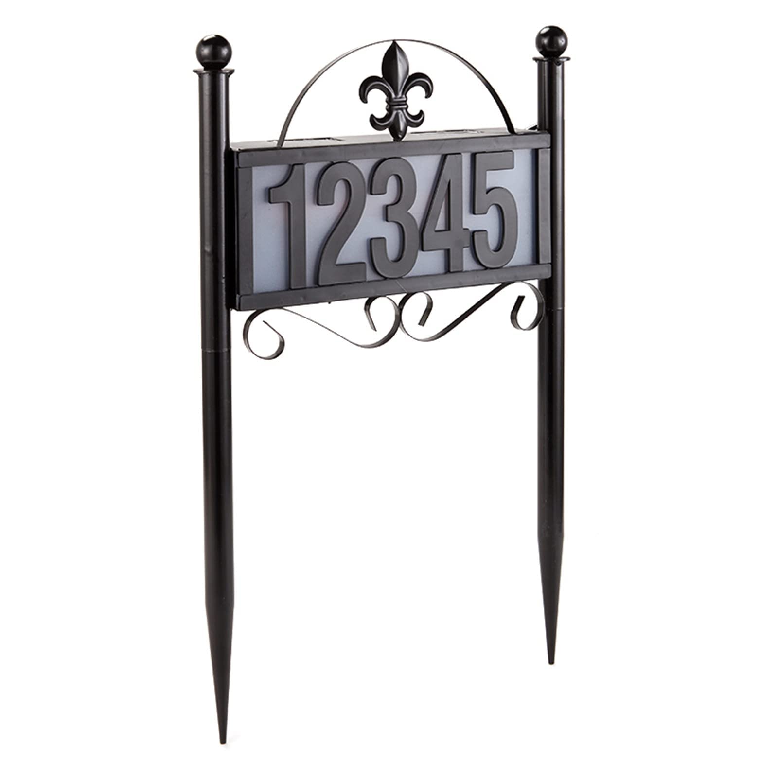 DoinMaster Solar House Number Display Stakes (Double Stake Item)