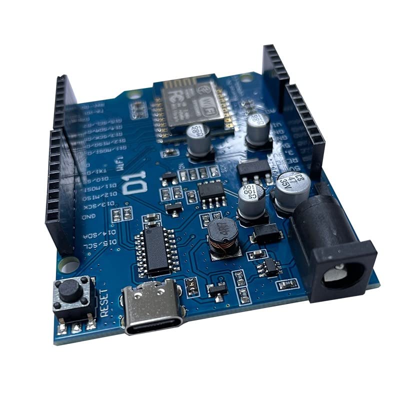 Jastoo 2PCS WeMos D1 WiFi UNO R3 Development Board is Based on ESP-12E Module Type-C Interface