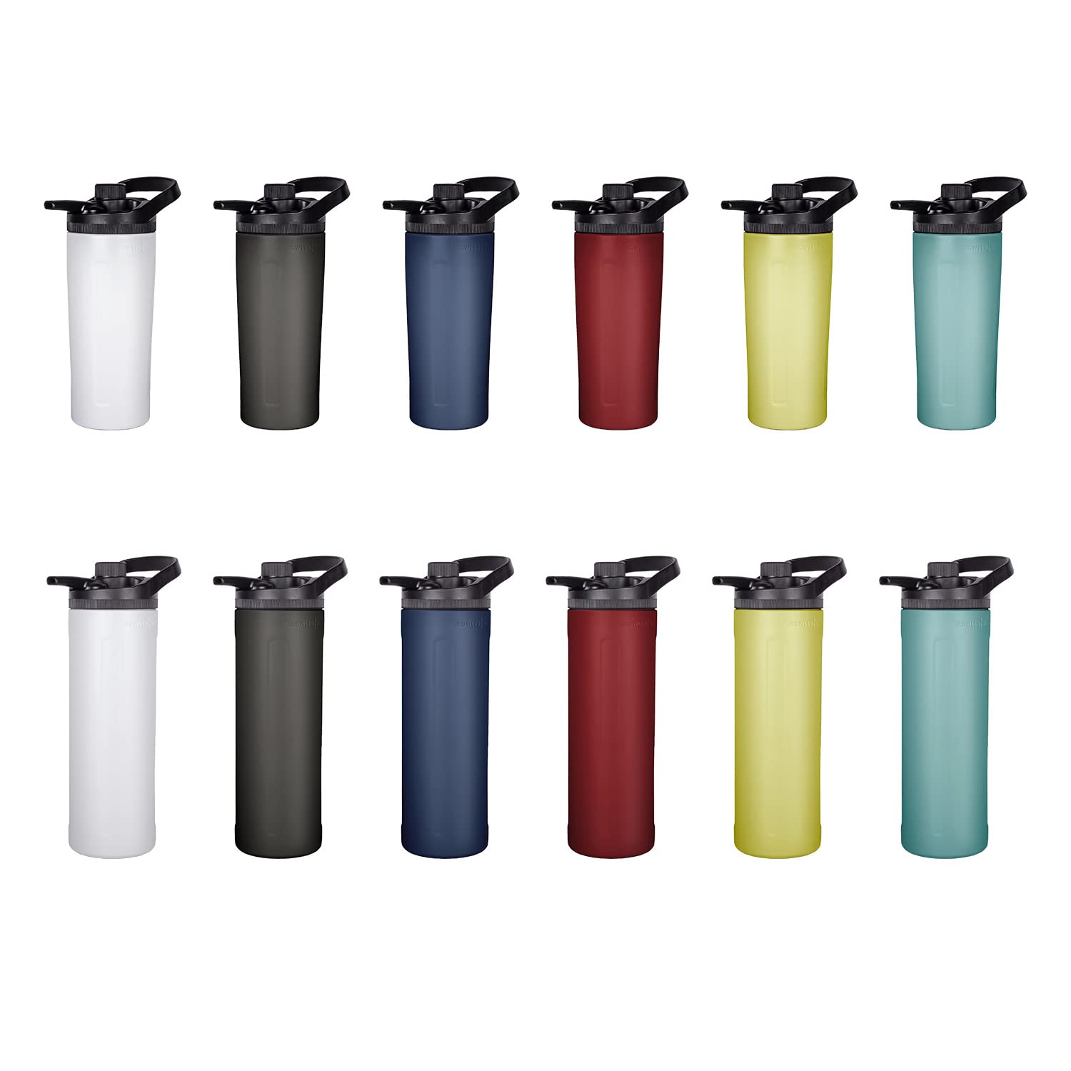 GrowlerWerks uKeg Twist Seltzer Maker & Dispenser – Portable Patented Carbonation System - Vacuum Insulation for Beverages – Includes Carry Handle- Soda Maker for Sparkling Water (Seafoam, 24 oz)