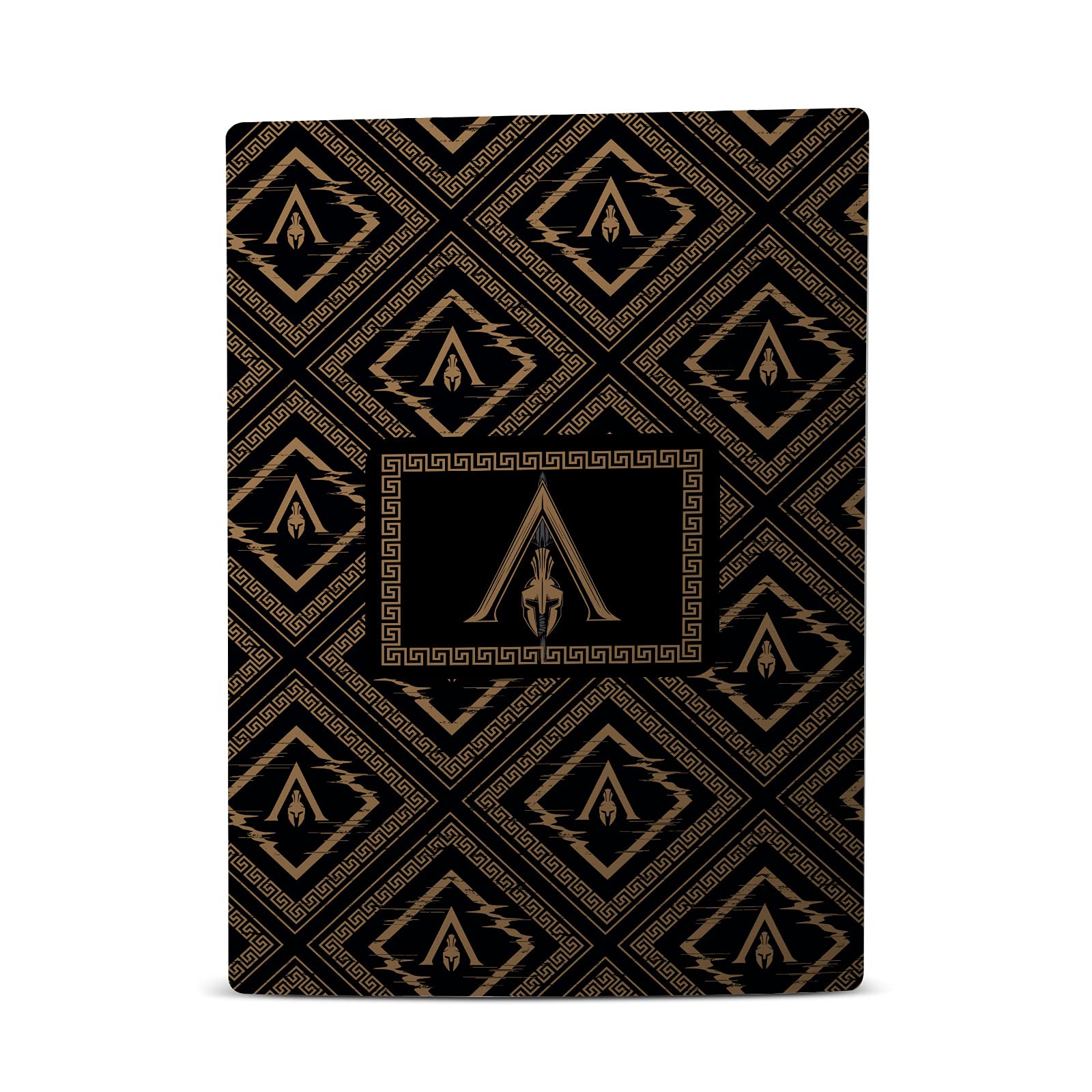 Grunge Black Flag Logos Matte Vinyl Faceplate Sticker Gaming Skin Case Cover Compatible with Sony Playstation 5 PS5 Disc Edition Console & DualSense Controller