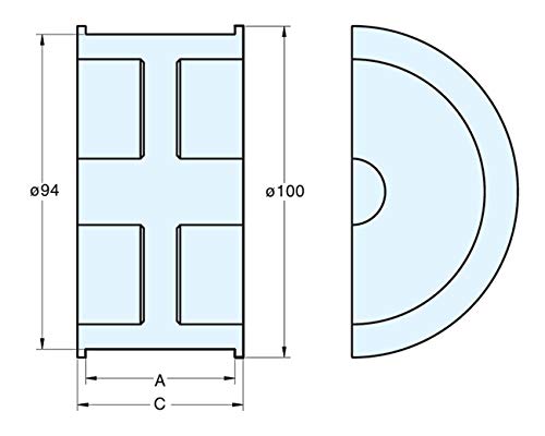 Sugatsune, Lamp DSI-3250-45 Door Hardware, 304 Stainless Steel, Satin