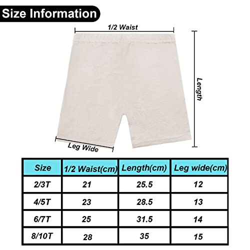 Resinta 6 Pack Dance Shorts Girls Bike Short Breathable and Safety 6 Color