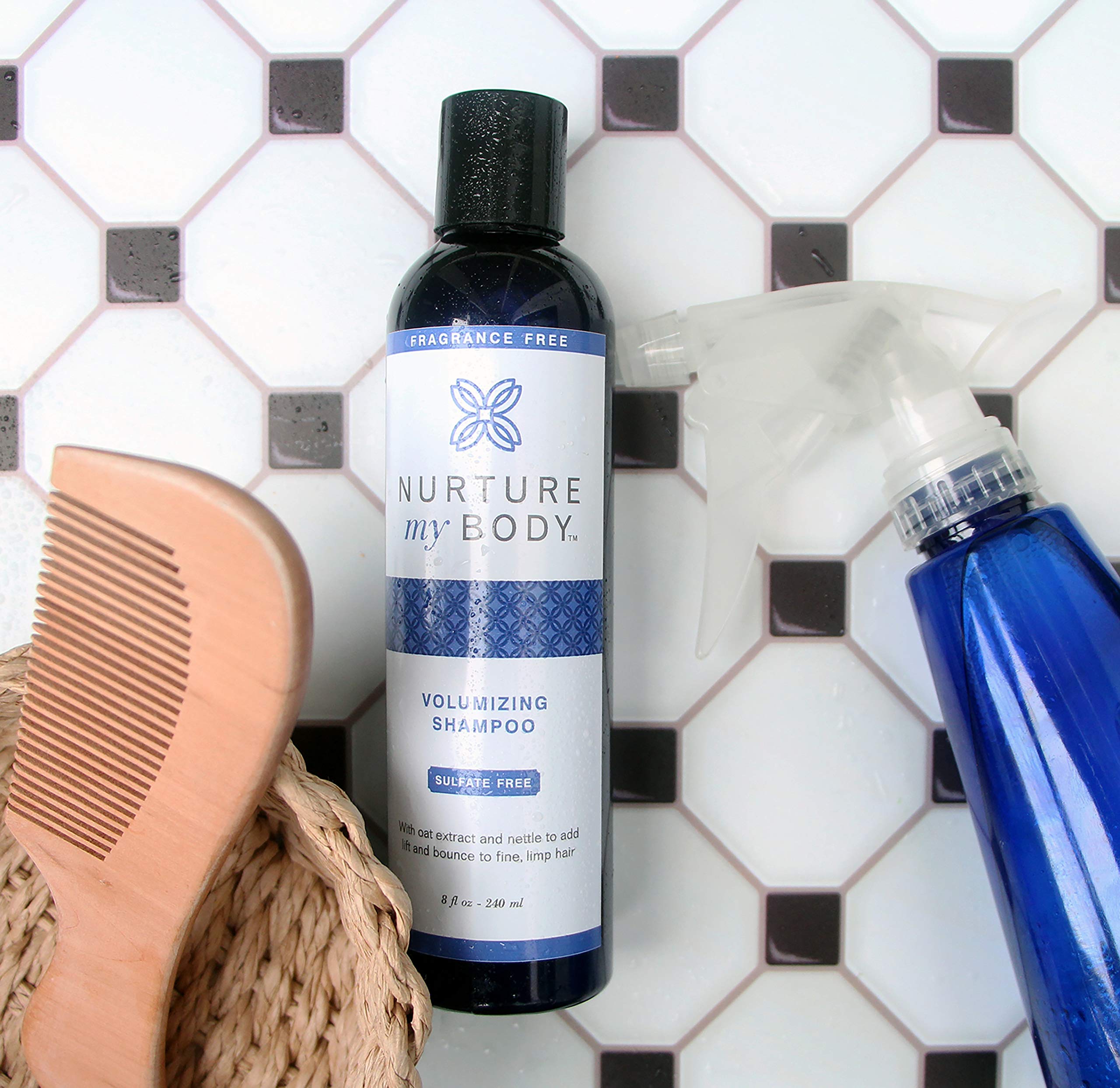 Nurture My Body Volumizing Hair Combo Pack | 8 oz. | Fragrance-Free Volumizing Shampoo & Nourishing Conditioner