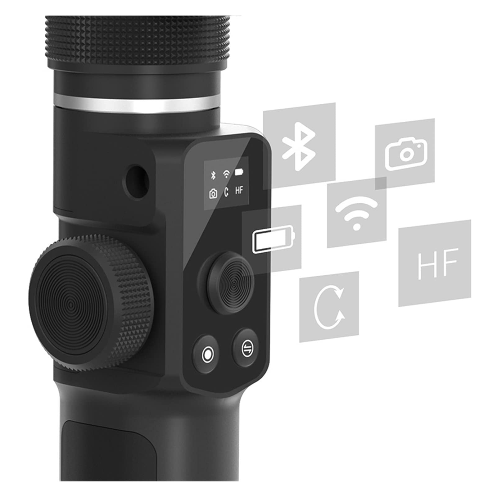 DONCK Action Camera Stabilizer G6 Max 3-Axis Handheld Gimbal Stabilizer for Mirrorless Pocket Action Camera for Outdoor Video Recording