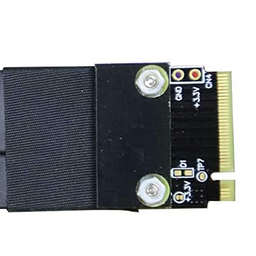 Jointo M.2 for NVMe SSD Cable Solid Drive Riser Card R44SF M2 to PCI- 3.0 PCIE 32G/ M Key(20cm)