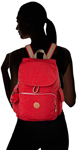Kipling Women's City Pack Backpack, 15x24x45 cm Red Rot (True Red C)