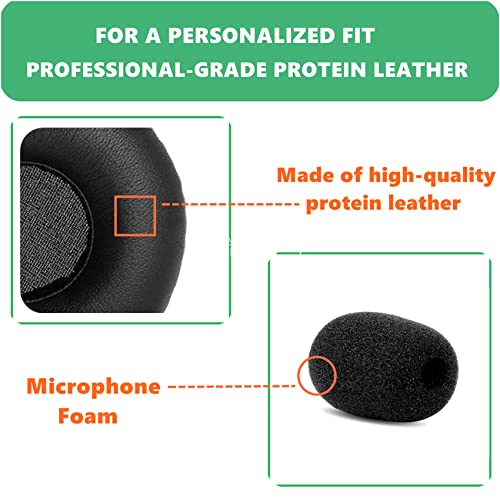 TaiZiChangQin Ear Pads Ear Cushions Earpads Mic Foam Kit Replacement Compatible with Plantronics Blackwire C320 USB Headphone