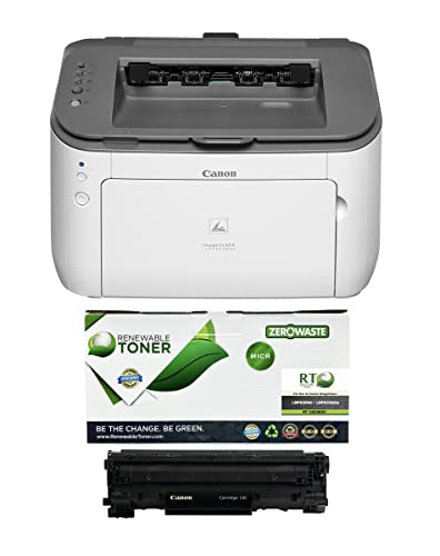 RT ImageClass LBP6230dw Check Printer Bundle with Compatible Canon CRG 126 3483B001 MICR Toner Cartridge for Check Printing