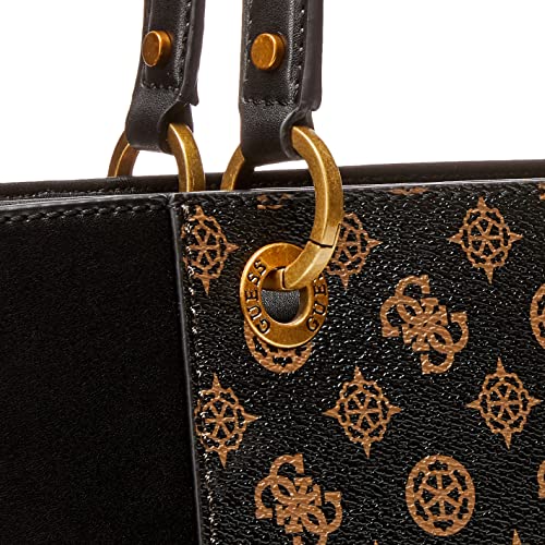 GUESS Noelle Small Elite Tote, Mocha Multi