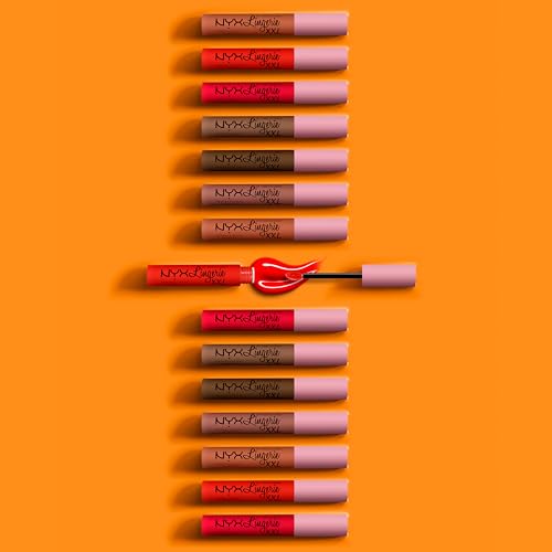 NYX PROFESSIONAL MAKEUP Lip Lingerie XXL Matte Liquid Lipstick - Goin Desnuda (Chocolate Brown)