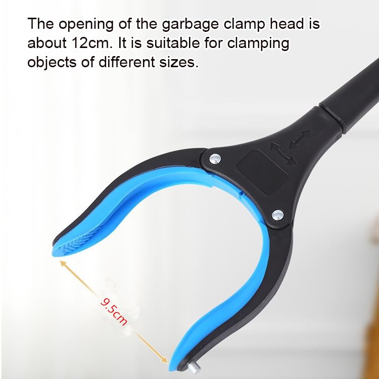 JBNCRYGD 32" Grabber Reacher Tool, Foldable Reacher Grabber Pickup Tool with 360° Rotating Jaw & Magnet, Trash Picker Upper Grabber, Lightweight Grabbers,D