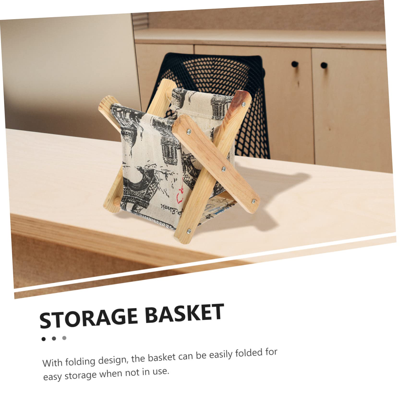 Fabric Basket Small Plastic Storage Box Storage Bins for Collapsible Bookshelves Cube Storage Organizer Fabric Storage Cubes Wicker Foldable Stationary Holder Desktop Basket