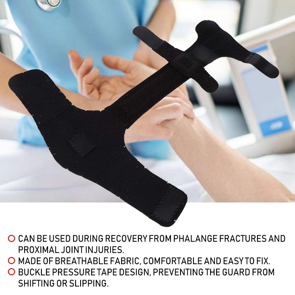 Finger Splint, Adjustable Finger Protector Finger Splint Finger Finger Splints Support Injury Tools Metal For Finger Splints Pain Relief Support(M)
