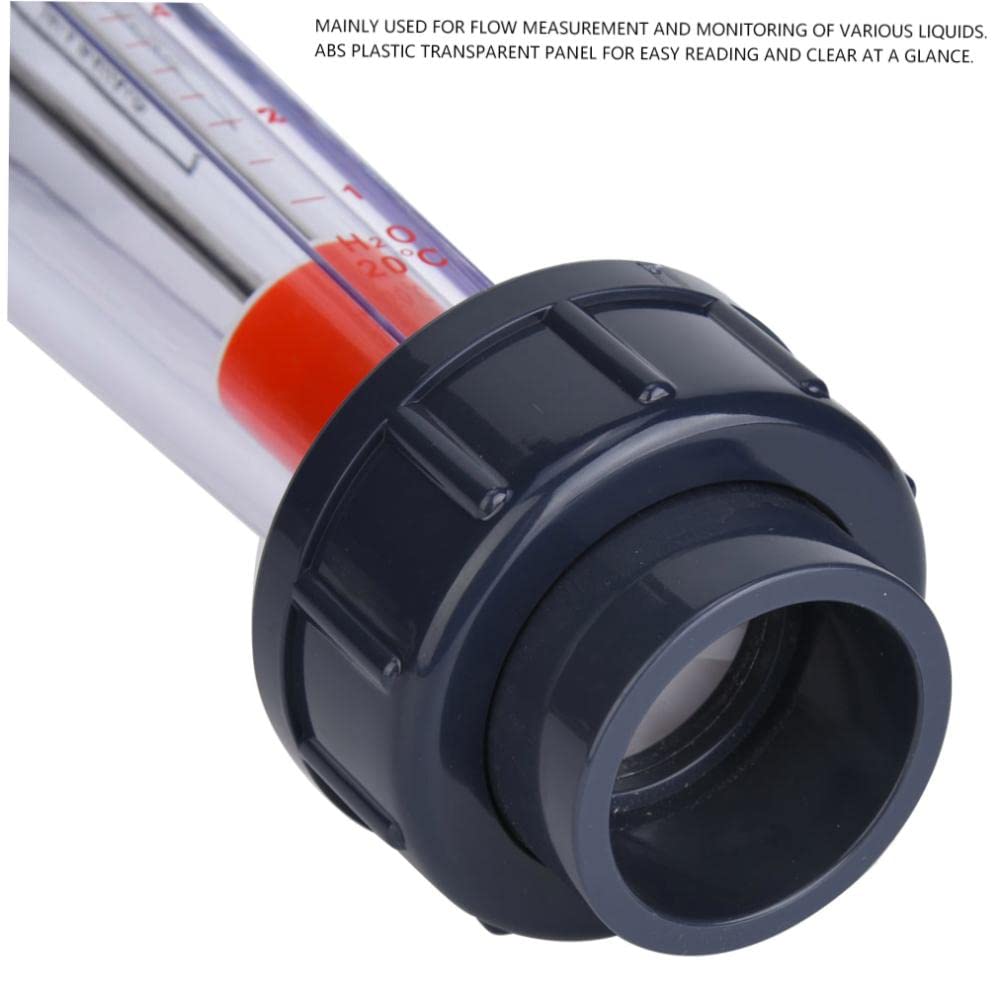 haillusty Accurate ABS Tube Liquid Flowmeter - High Flow Measuring Instrument for 1-10m H Range - LZS-32 Tube Type Flowmeter - Liquid Flow Measuring Device