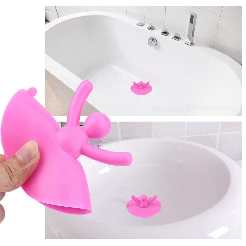 WLA Home Kitchen Washroom Bathroom Shower Waterproof Silicone Sink Plug Water Sink Bathtub Drainage Stopper Tool (Color : C)