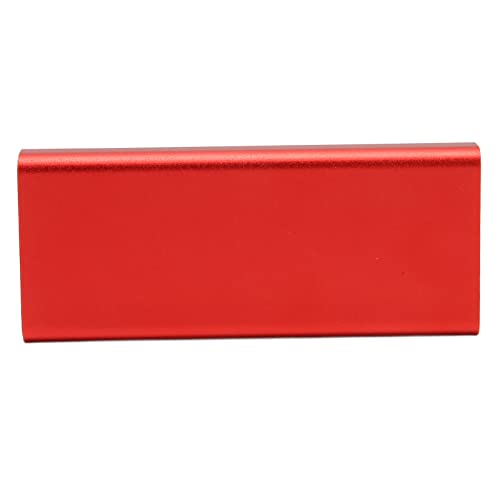 Jeanoko MSATA SSD Adapter, Good Heat Dissipation Aluminum Alloy Shell MSATA SSD Adapter External Support Hot Swap Slim Design for PC