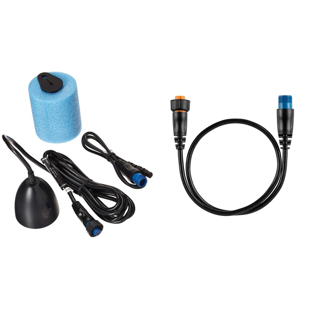 Garmin 010-12677-00 Fishing Bundle, 1" & 8 Pin Xdcr to 12 Pin Sounder Adapter XID