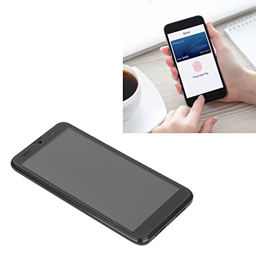 Jeanoko Ultrathin Smartphone, 5.45in Full Screen Phone HD Camera 4GB ROM for Ring Up(Black)