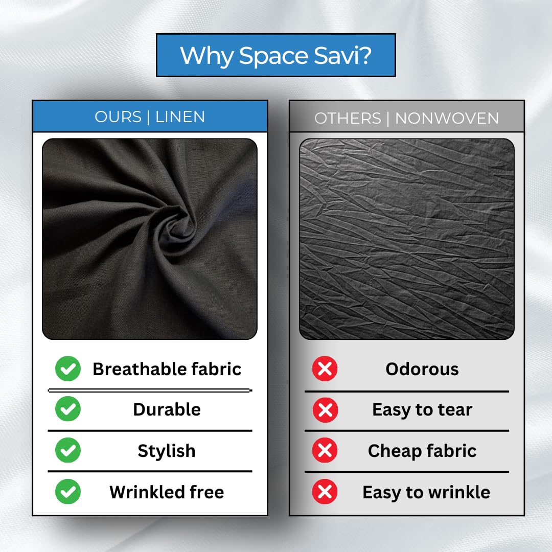 Space Savi SheetCube Bed Sheet Organizer 2-Pack (Queen or King Size) for Linen Closet | Foldable Storage Box for Bedding Sheets, Duvet Covers and Pillowcases with Windows (Gray)