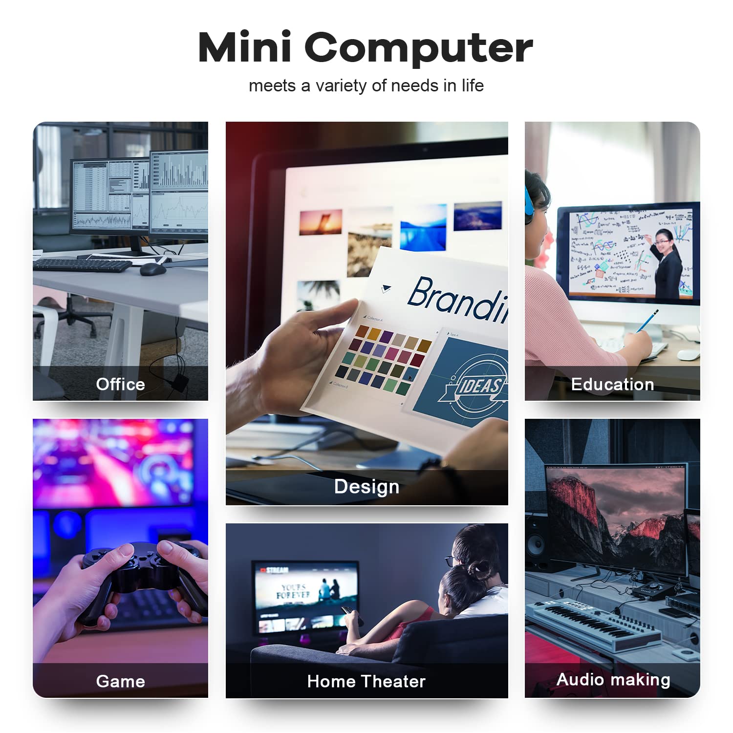 Intel NUC Mini PC Tiger Canyon NUC11TNHi5 (4-Core i5-1135G7, 16GB RAM+500GB SSD, Windows 11 Pro for Business Gaming,4 Diaplay,2*HDMI 2 x Thunderbolt 3, WiFi6