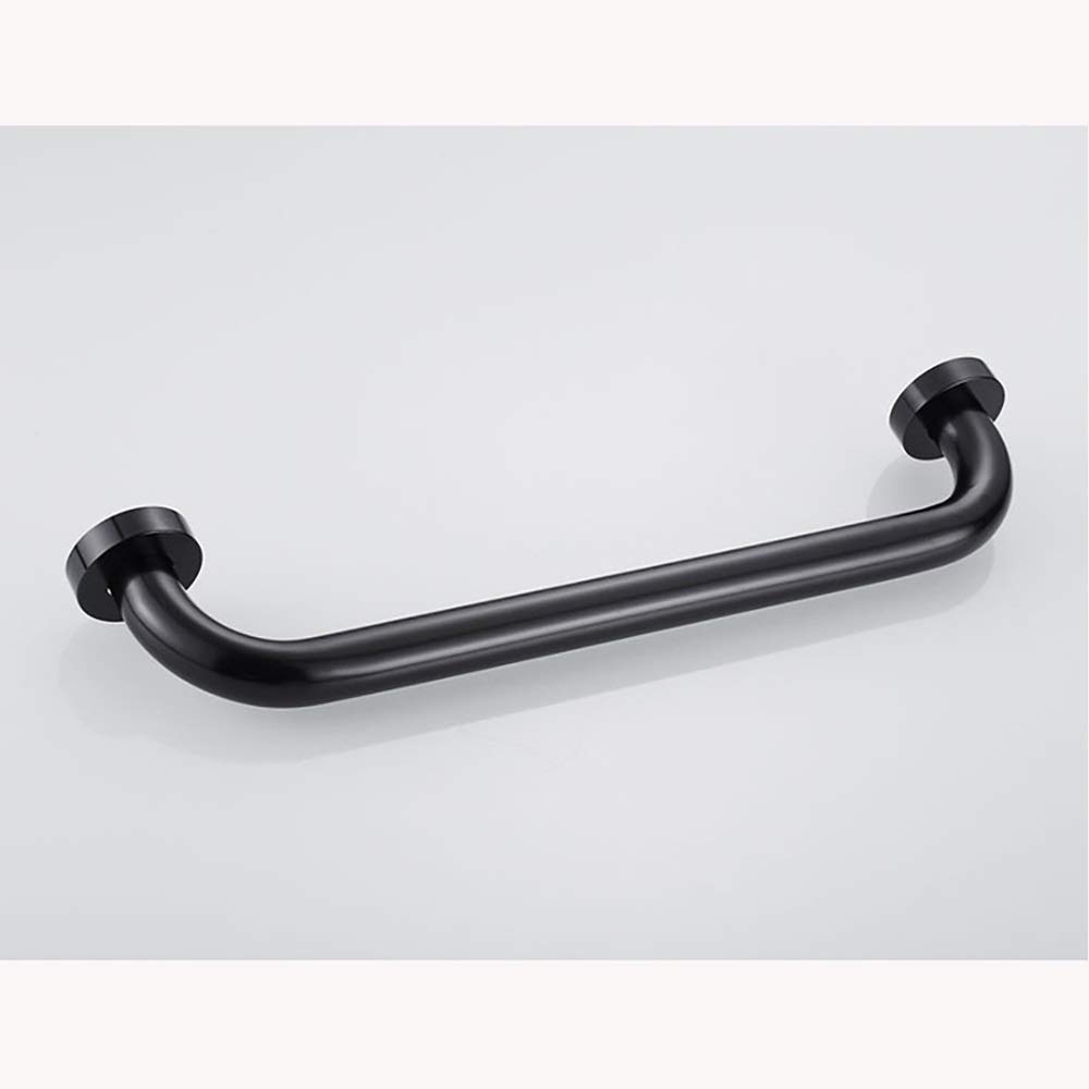 NEWCES Grab Bars,Bathroom Safety Handrail Anti-Slip Wall Mount Space Aluminum Shower Bars Towel Rack Fit Bathtub Bathroom Kitchen Stairway Use (Color : White, Size : 40cm)