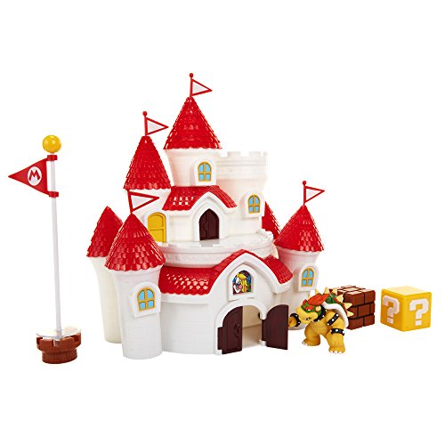 Super Mario Mushroom Kingdom Castle Playset with Exclusive 2.5β Bowser Figure