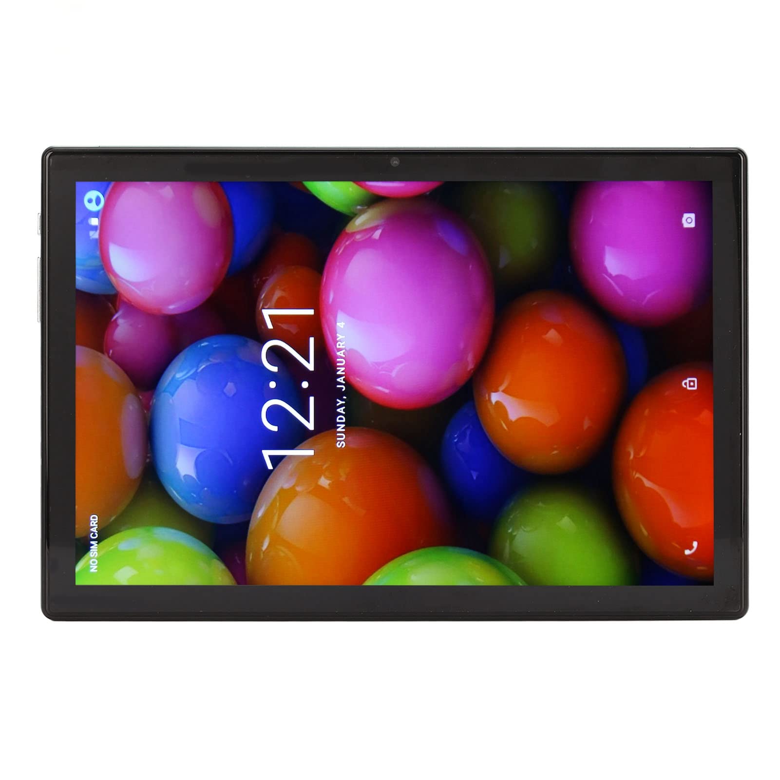 Naroote 10.1 Inch Tablet Phone Tablet 100-240V Green 1960 X 1080 IPS for Calling (US Plug)