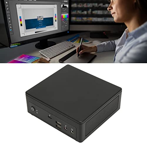 Naroote Mini PC, 100240V Stable Connection 128GB NVME SSD (US Plug)