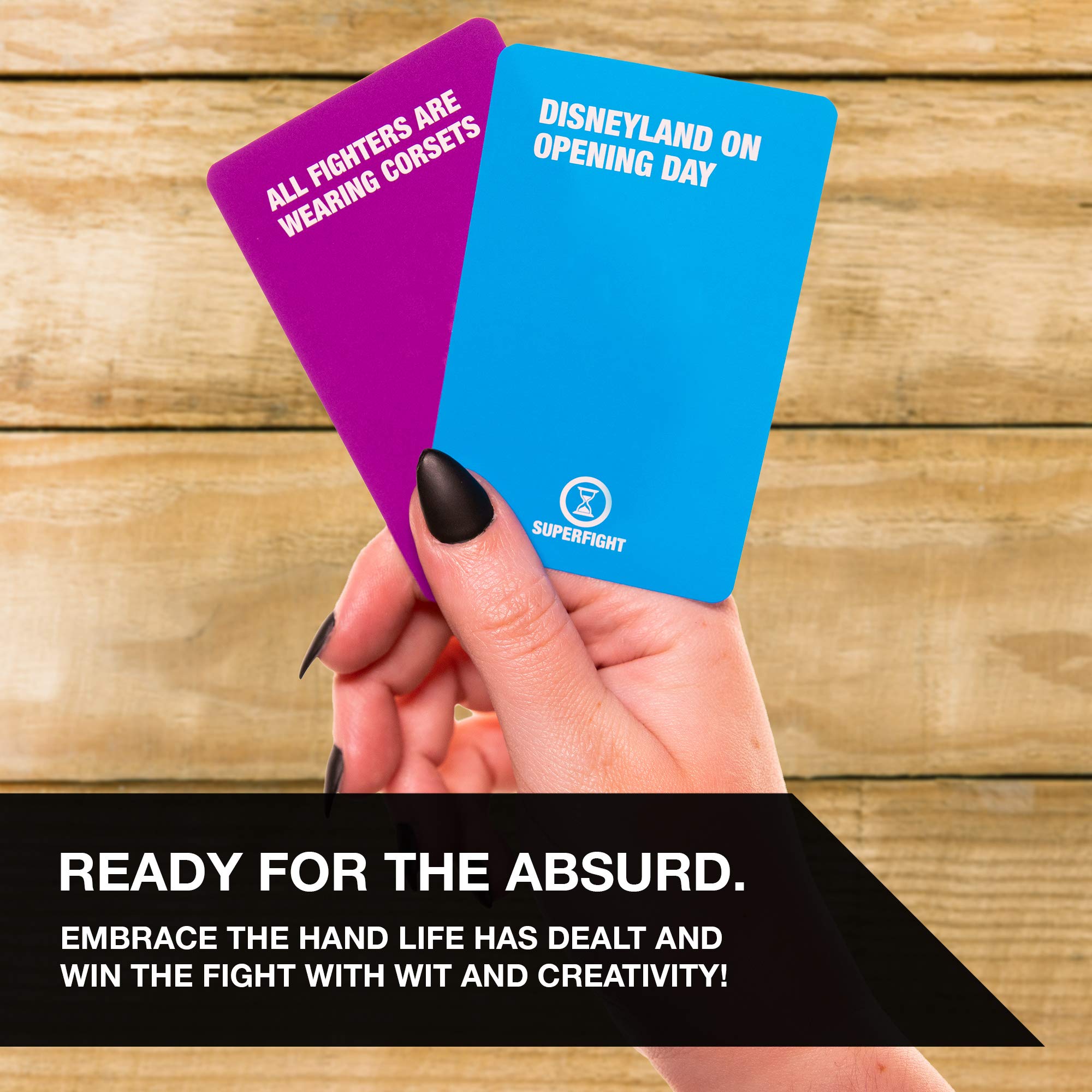 Superfight History Deck: 100 Historical Themed Cards for The Game of Absurd Arguments |Family Friendly Game of Super Powers & Super Problems, for Kids Teens Adults, 3 or More Players, Ages 8+