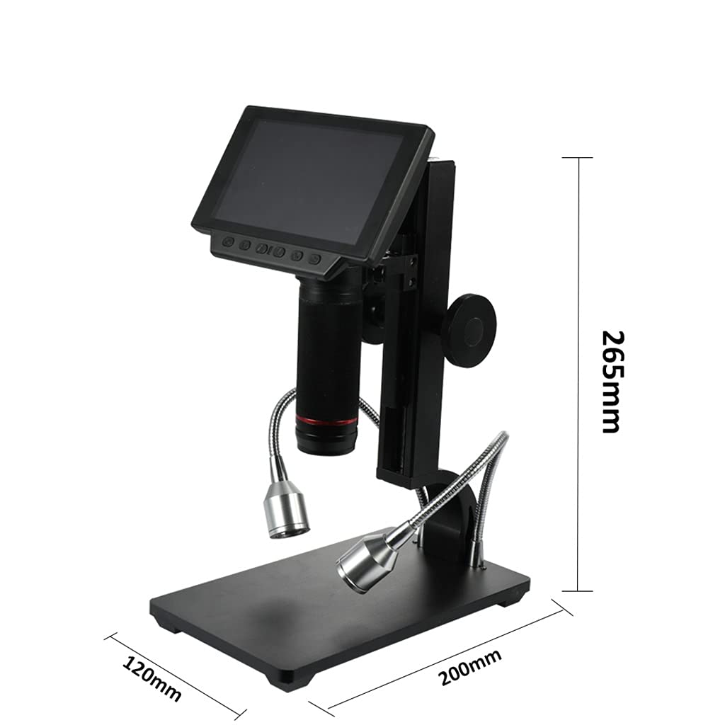 IULJH Industrial Maintenance Digital Microscopes Electronic Microscope Magnifier with Remote Control Tools