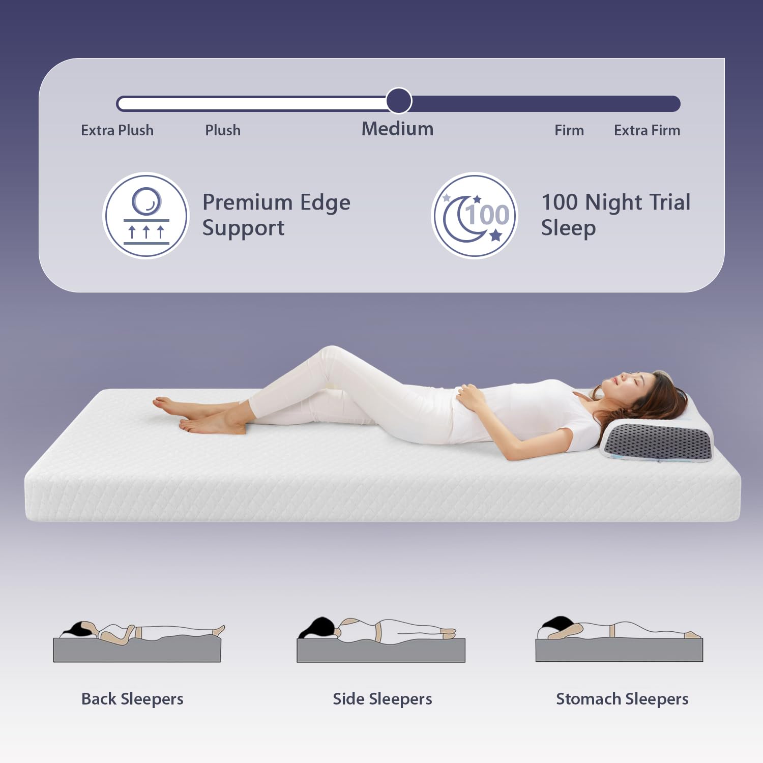 PayLessHere Gel Memory Foam Mattress,Mattress for Cooling Sleep & Pressure Relief, Mattress in a Box with Washable and Removable Zipper Cover,Fiberglass Free,CertiPUR-US Certified,6 Inch Twin