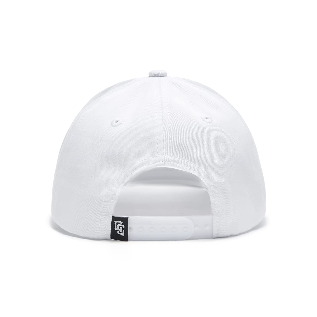 Golf Gods - I Hate Golf White Snapback Golf Hat - Flat Brim, One Size