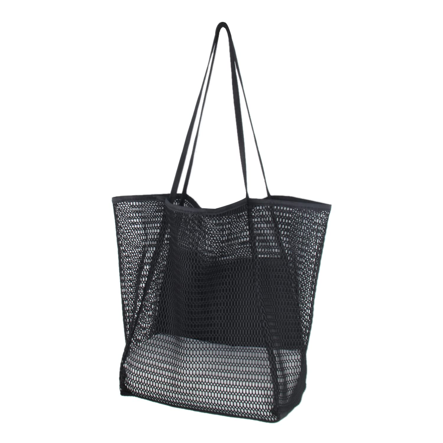 Freie Liebe Beach Tote Bags for Women Mesh Summer Large Shoulder Bag