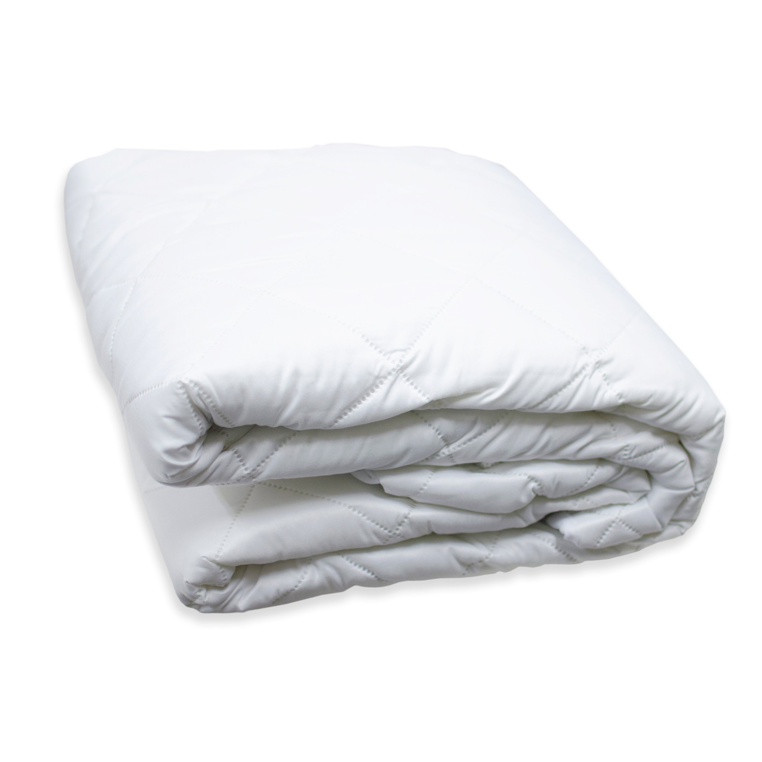 Linen Store Ultra Soft Hypoallergenic Microfiber Mattress Topper Cover Pad, Diamond Quilted Design, King - 78"x80"x12"