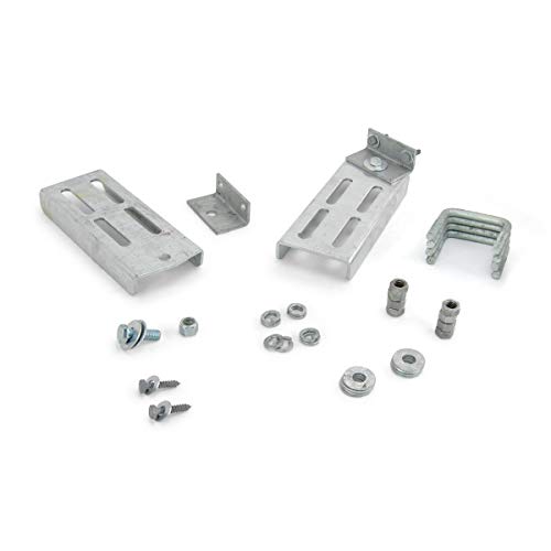 Sturdy Built (2) 10" Galvanized Double U Bolt Swivel Top Bunk Bracket Kit for 2x3 Boat Trailer Crossmember