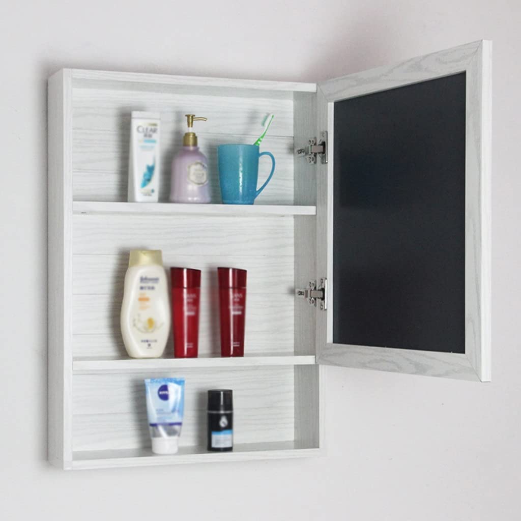 DSDD Medicine Cabinets Mirror Cabinet Bathroom Mirror Cabinet with Storage Cabinet Metal Mirror Wall-Mounted Storage Shelf Bathroom