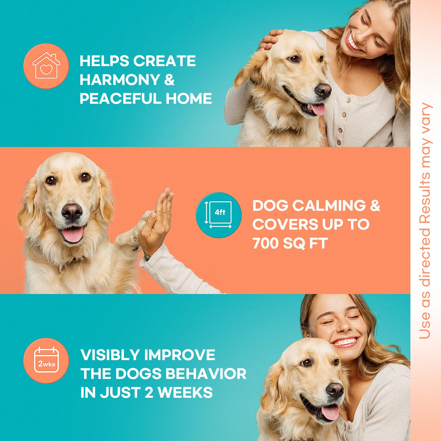ProElobara Dog Calming Pheromone Diffuser: Dog Calming Pheromones Plug Diffuser - Reduces Stress & Anxiety Calming Pheromone Diffuser for Dogs - Calm Dogs 60 Supply (Blue)