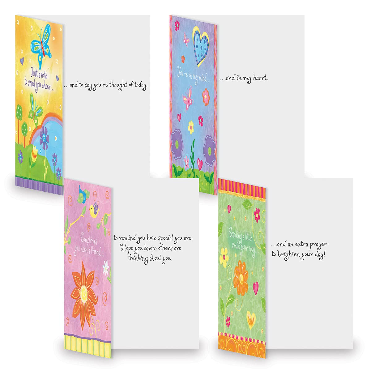 Susan Winget Studio All Occasion Greeting Cards with Seals - Set of 40 (20 Designs), Large 5 x 7 Inch Cards, Birthday, Sympathy, Get Well