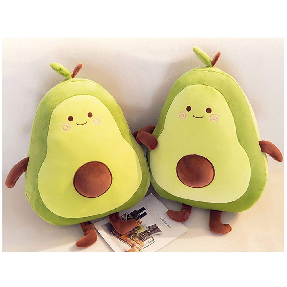 EHOTONG Avocado Plush Food Pillow Cute Funny Fruit Throw Pillows Stuffed Toy, 25.6"