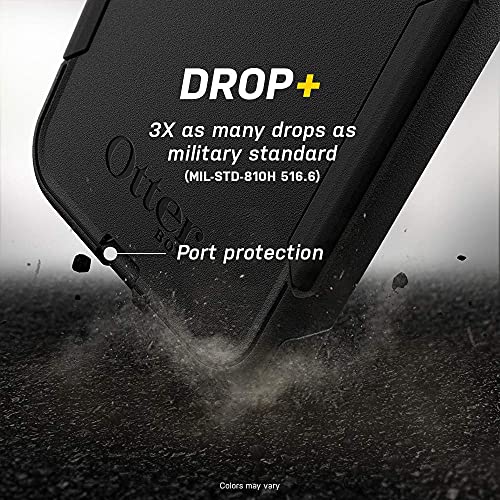 OtterBox Galaxy S21 Ultra 5G (ONLY - DOES NOT FIT Non-Plus or Plus Sizes) Commuter Series Case - DOES NOT FIT Non-Plus or Plus Sizes) - BLACK, Slim & Tough, Pocket-Friendly, with Port Protection