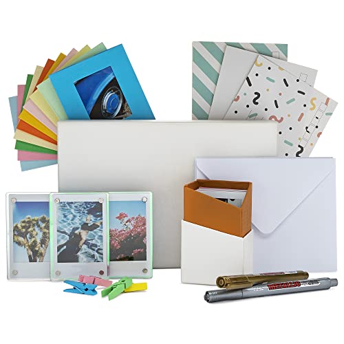 Fujifilm Instax Mini Link 2 Instant Smartphone Printer (Soft Pink) Bundle Instax Mini Twin Film Pack (20 Exposures) and Instax Film Kit (3 Items)