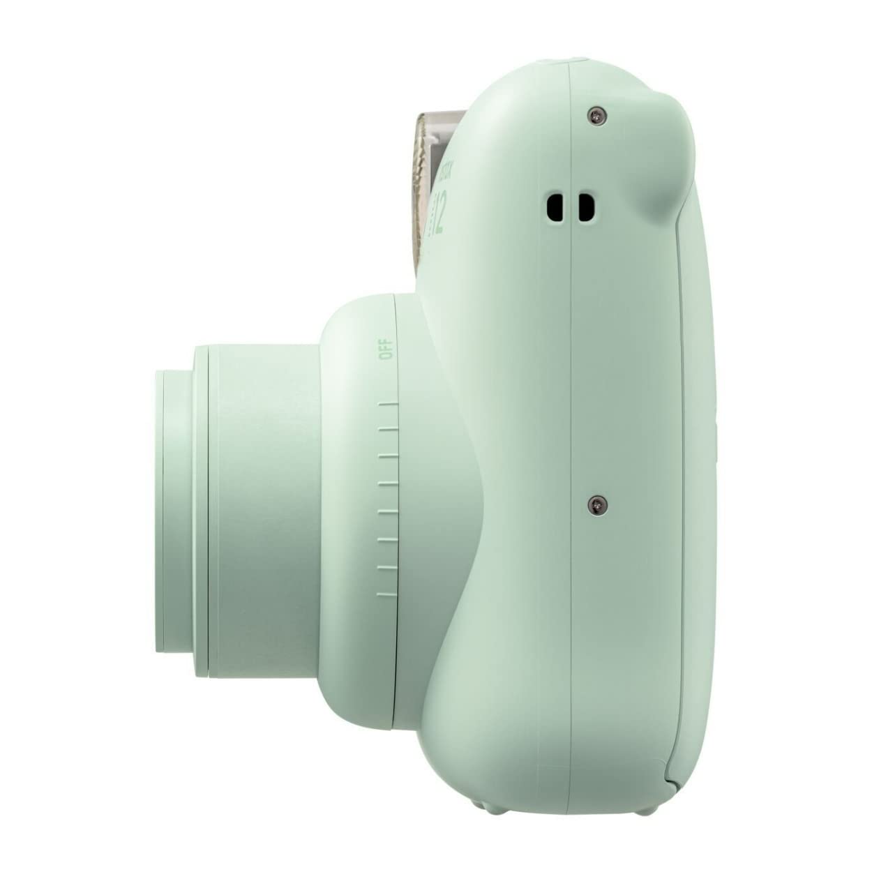 Fujifilm Instax Mini 12 with 60mm Instax Mini Lens, Lightweight and Compact (Mint Green) Bundle with Instax Film Kit and 20 Exposure (3 Items)