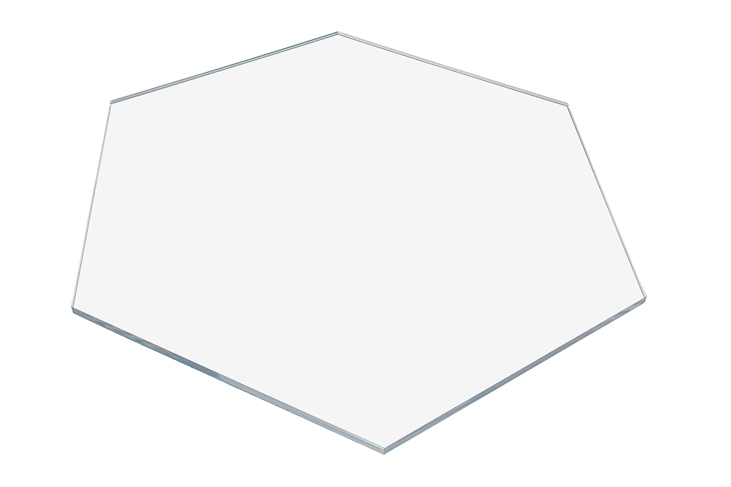 Marketing Holders 10” Hexagon DIY Table 6 Sided Wedding 1/4" Thick, .220 or .236 6MM Birthday Parties Place Card Holders Clear Acrylic Sign Cake Topper Guestbook Alternative Seating Chart Display